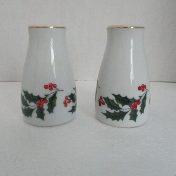 Maxi Drug, Inc | Kitchen | Vintage Christmas Porcelain Salt Pepper Set ...